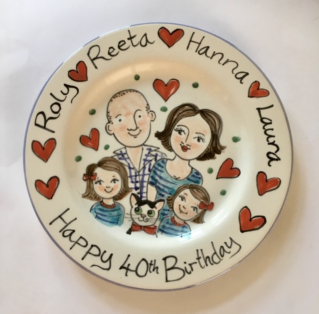 Personalised Celebration Christening, Birthday Plates